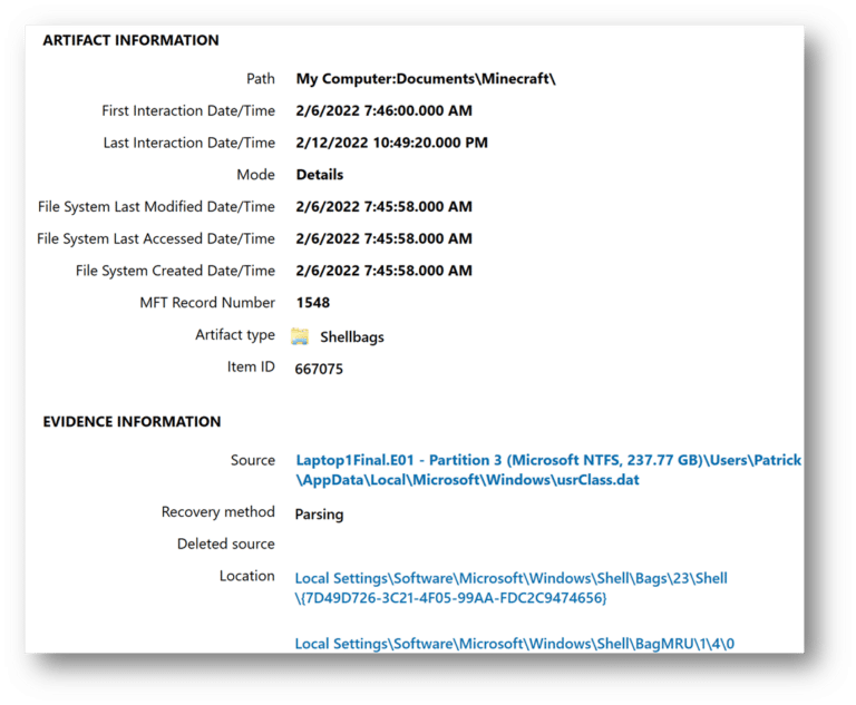 Forensic Analysis of Windows Shellbags - Magnet Forensics