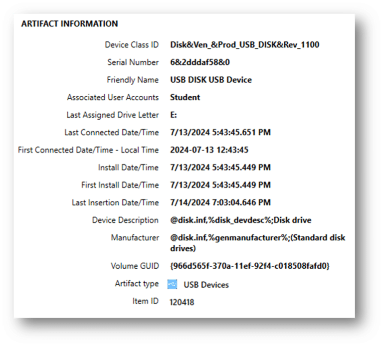 Digital Forensics: Artifact Profile - USB Devices - Magnet Forensics