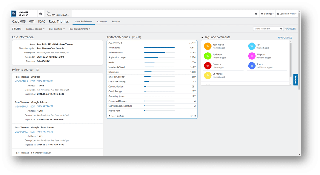 Magnet REVIEW 5.3: Cross Evidence Views, All-New Case Dashboard, and ...