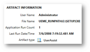 Forensic analysis of the Windows UserAssist artifact - Magnet Forensics
