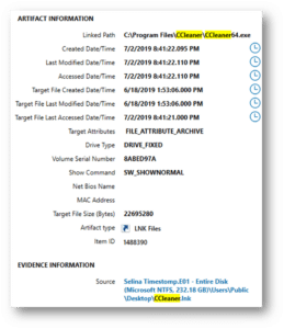 Computer Artifacts: Top artifacts investigators need
