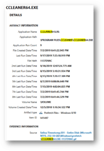 Computer Artifacts: Top artifacts investigators need
