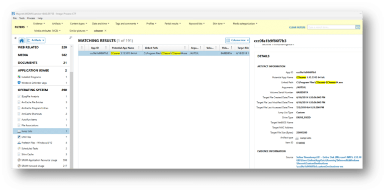 Computer Artifacts: Top artifacts investigators need