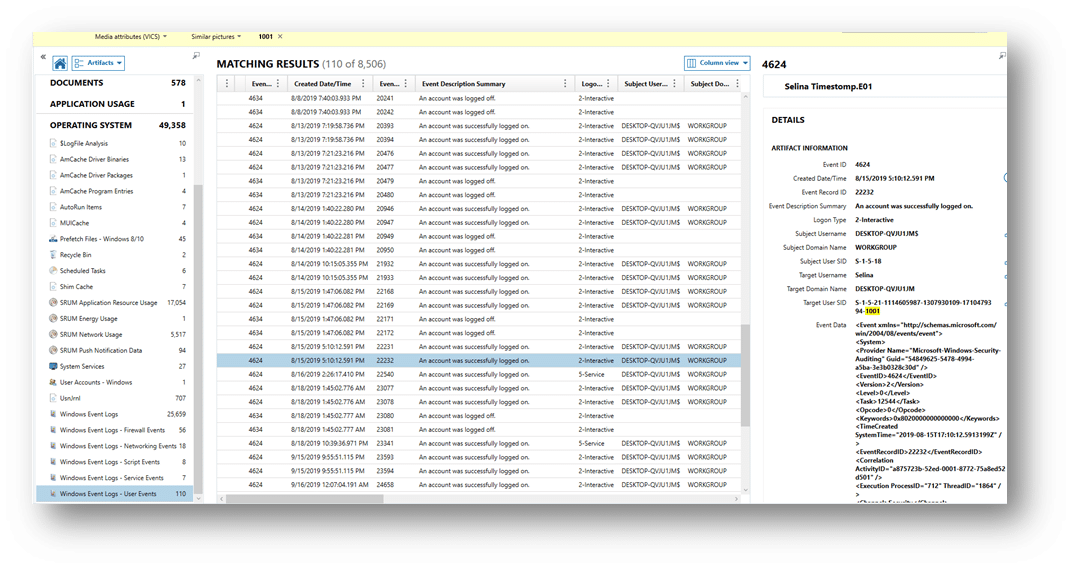 Computer Artifacts: Top artifacts investigators need