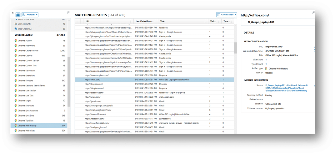 Computer Artifacts: Top artifacts investigators need