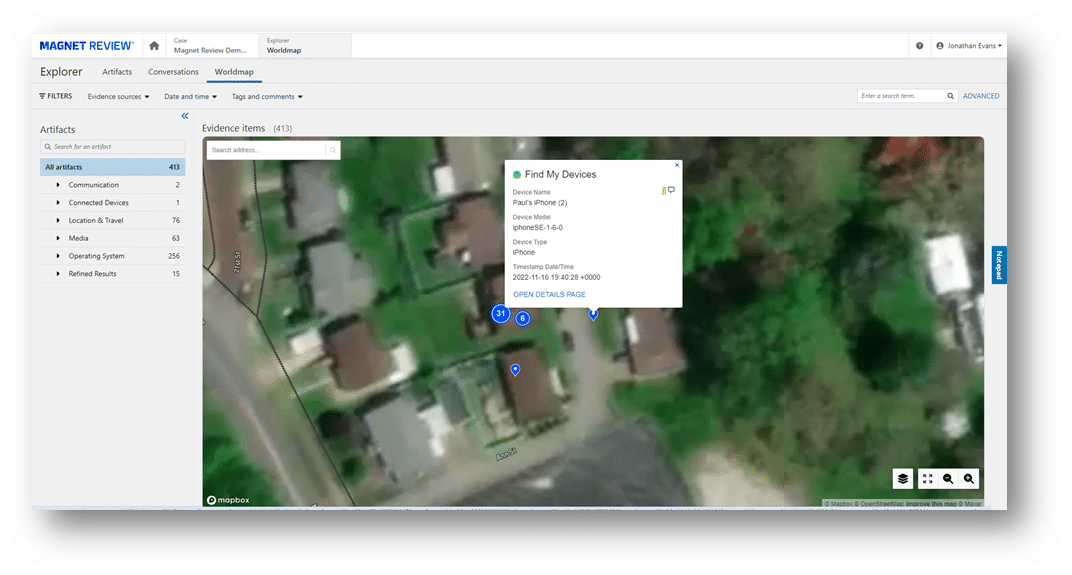 Magnet Review's Worldmap View: See the story of geolocation data