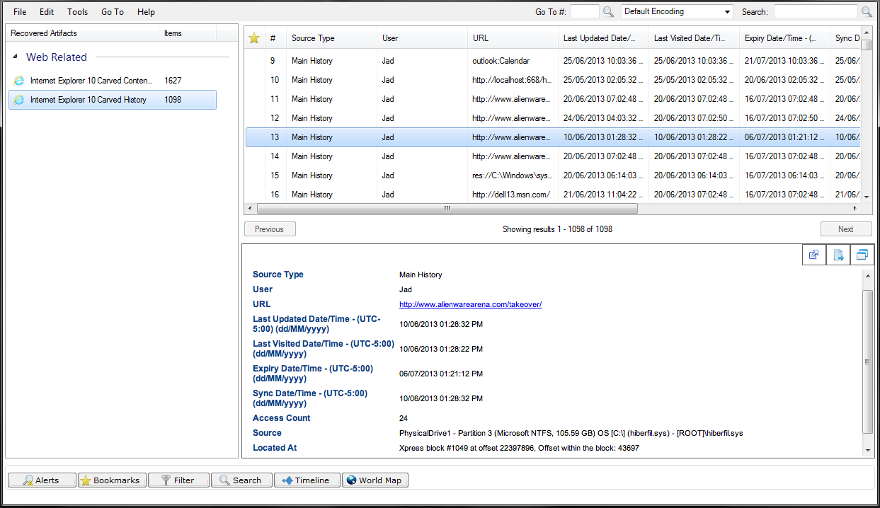 Internet evidence finder standard edition 4.2 : evspelut